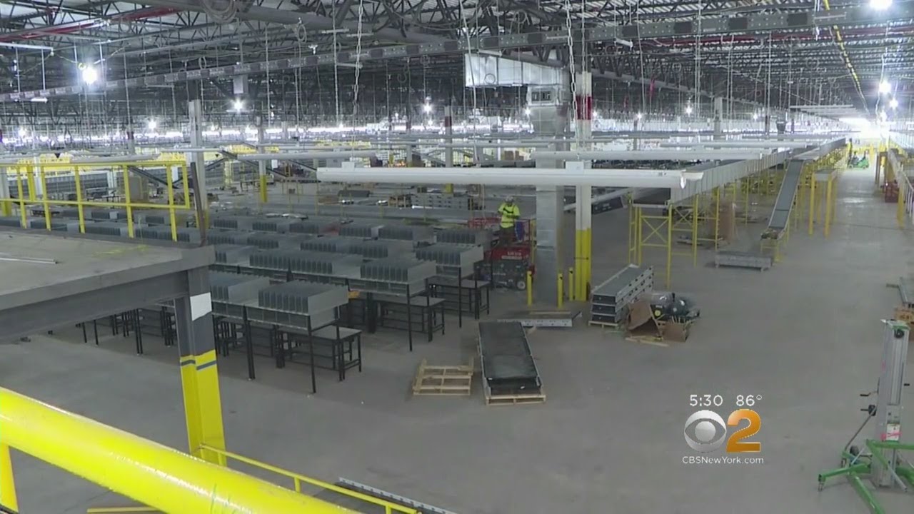 WATCH: New York’s First Amazon Fulfillment Center Comes To Staten ...