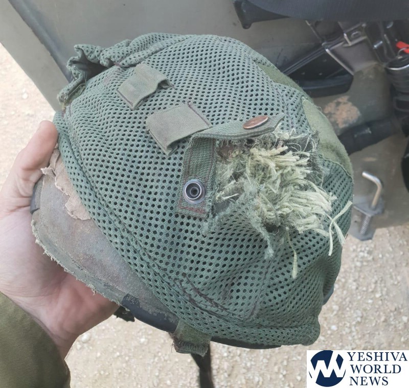 LOOK AT THIS: Helmet Saves Life of IDF Officer Shot By Gaza Sniper ...