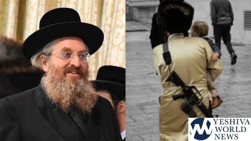 Stoliner Rebbe Tells Chasidim to Bring Weapons to Shul, Including on ...