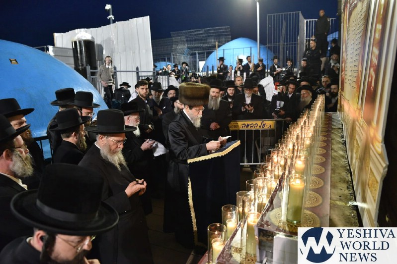 REMEMBERING: Boyaoner Rebbe Begins Lag Baomer With Lighting 45 Candles ...
