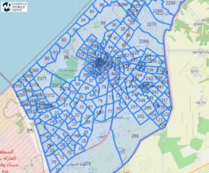 IDF Releases Map Splitting Gaza Into Hundreds Of Zones To Keep ...